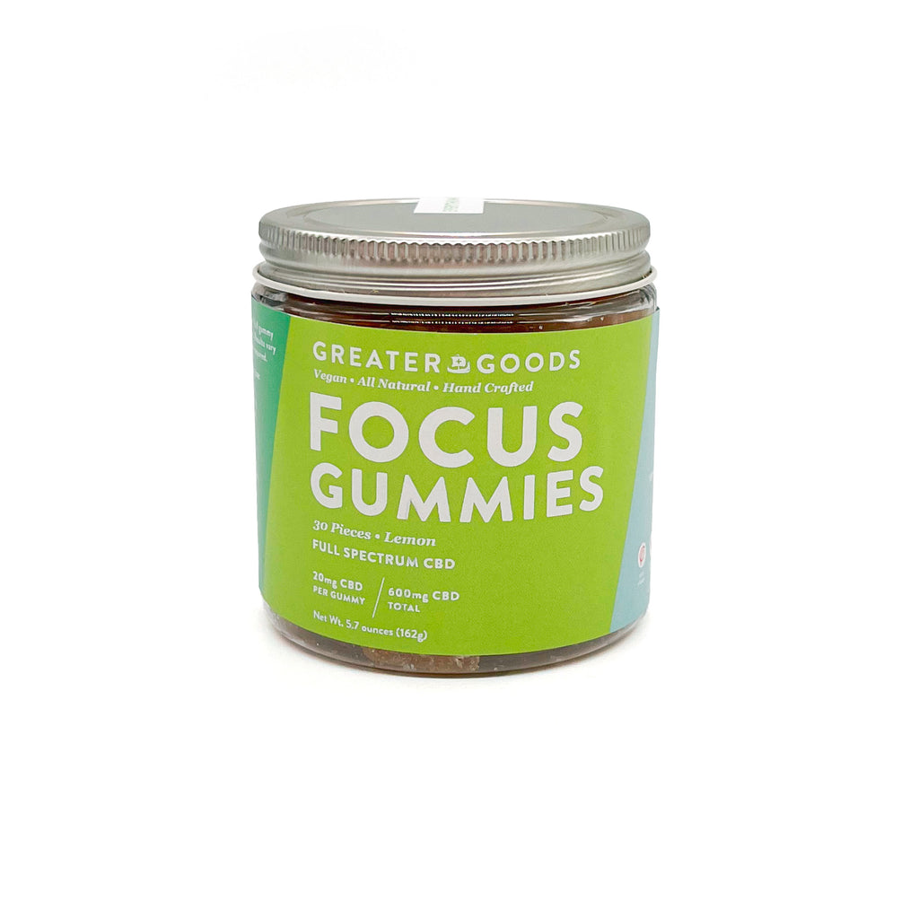 Focus Vegan CBD Gummies – Greater Goods